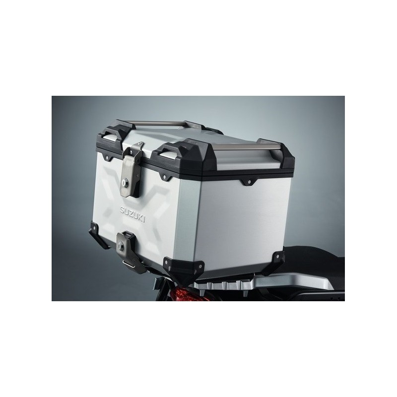 ALUMINUM TOP CASE 38 LT. SILVER BY SUZUKI V-STROM - Suzuki Siebla